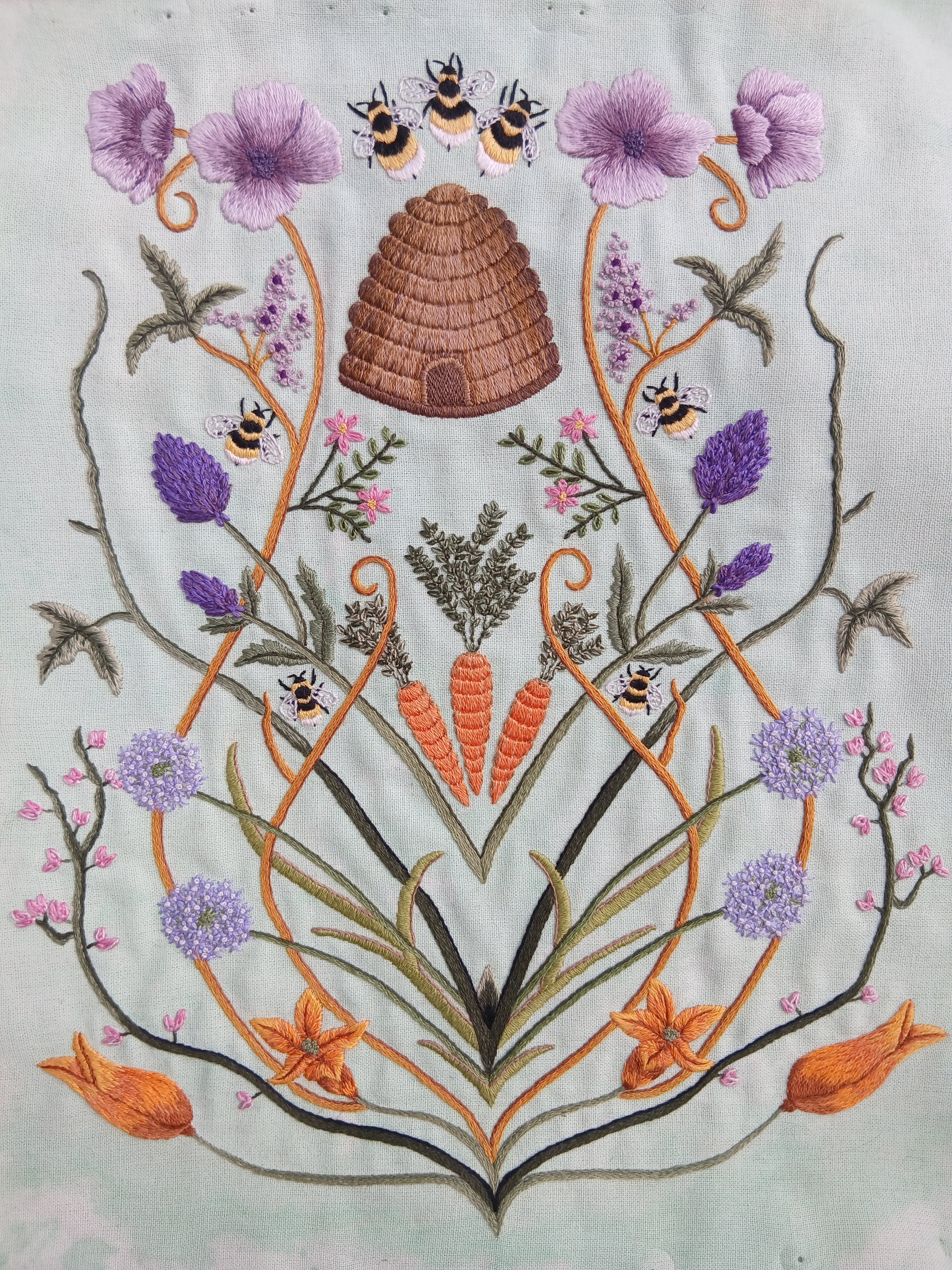 Potagerie Embroidery Project – The Chateau
