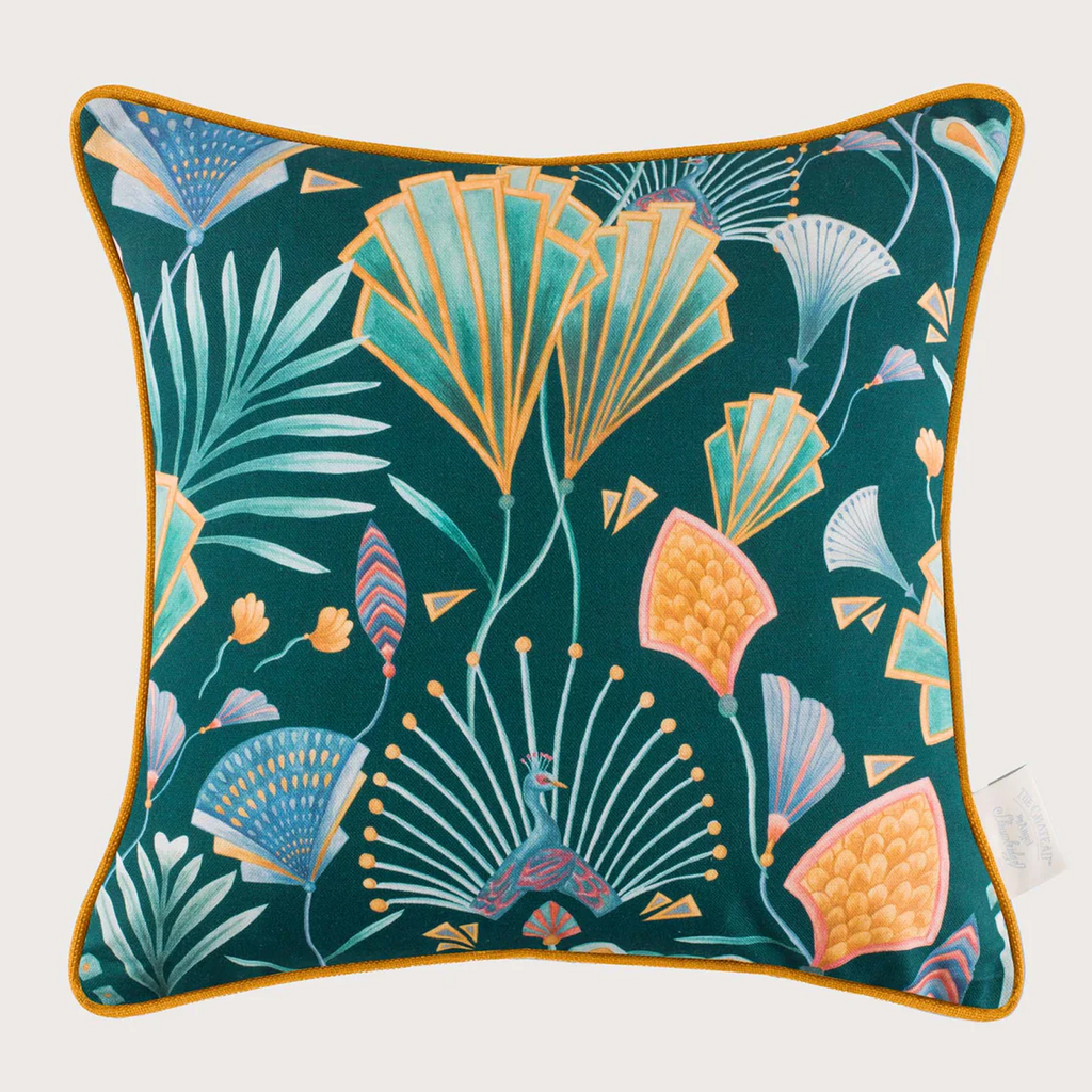 Emerald Fan Cushion – The Chateau